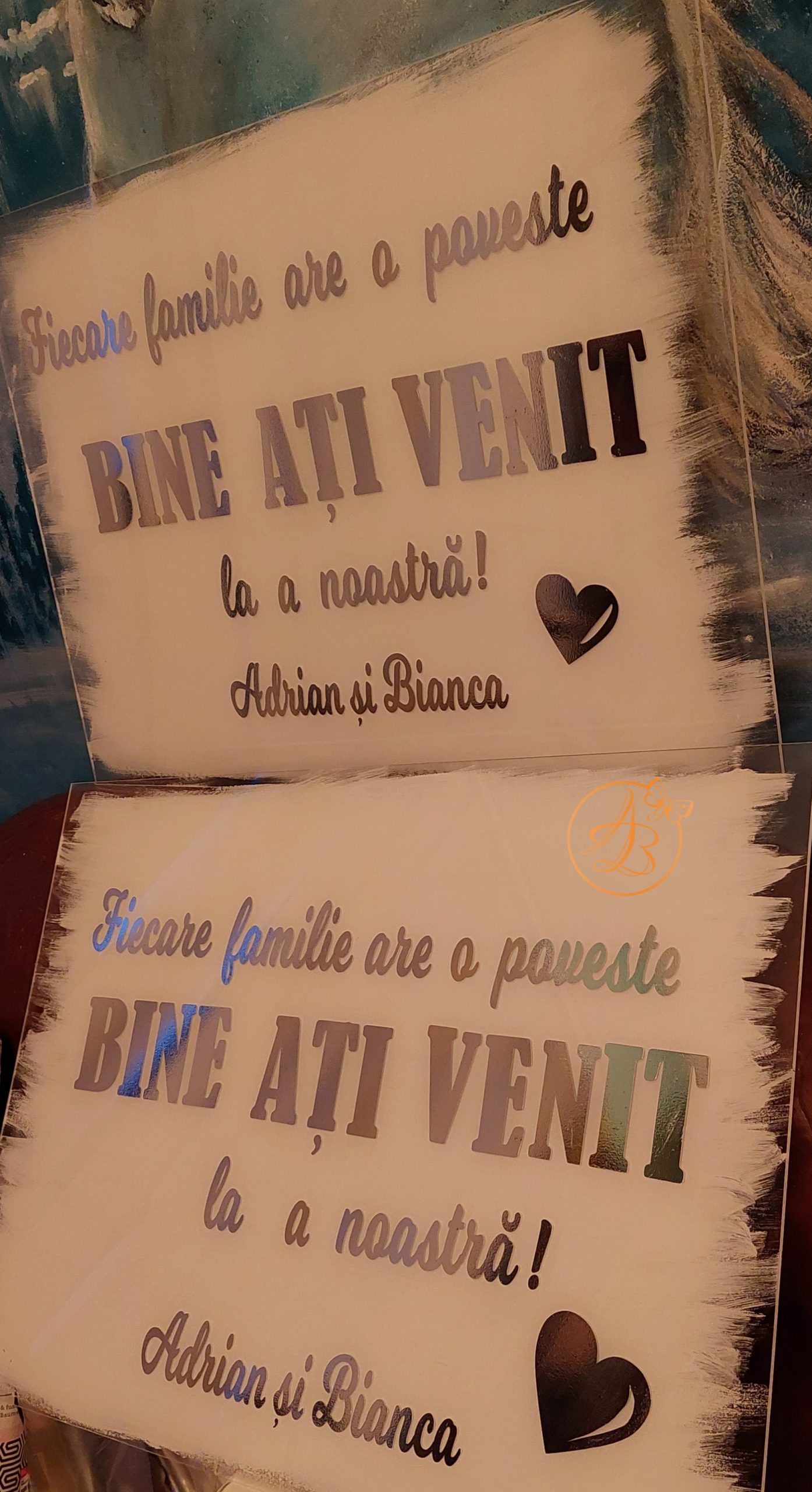 Panou plexiglass Bine ati venit – Art Butik